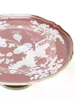 GINORI 1735 Oriente Italiano Floral-pedestal Cake Stand