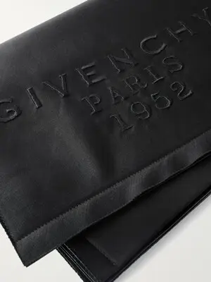 Givenchy Embroidered Satin Pouch