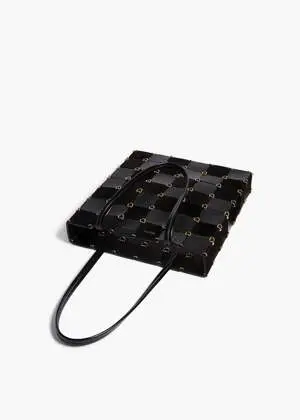 Khaite Small Emma Tote In Haircalf Multi Leather