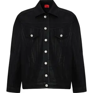 PCFG Shiny Coated Denim Jacket