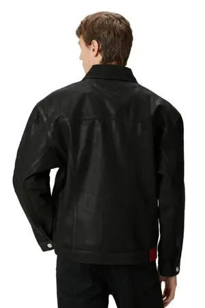 PCFG Shiny Coated Denim Jacket