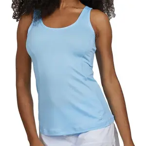 SOFIBELLA Uv Colors X Womens Tennis Tank Top Cloud