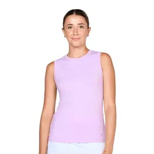 SOFIBELLA Sleeveless Tennis Shirt - Lavender