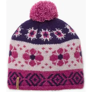 Turtle Fur Camilla Pom Beanie - Fuchsia