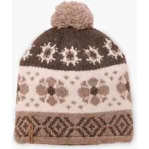 Turtle Fur Camilla Pom Beanie - Natural
