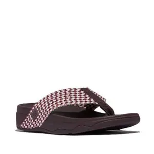 Fitflop Surfa Multi-tone Toe Post Sandals - Plumberry