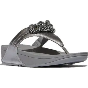 Fitflop Lulu Beaded Chain Toe Post Sandals