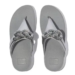 Fitflop Lulu Beaded Chain Toe Post Sandals