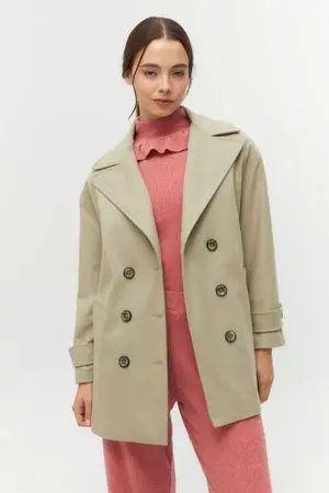 MARGO BARIDON Heidi Short Coat - Oyster