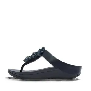 Fitflop Fino Bead Cluster Sandals - Midnight Navy