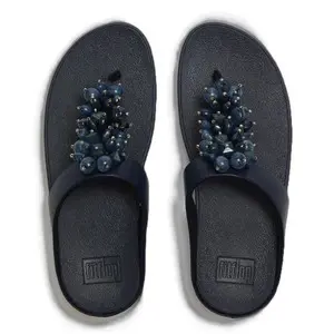 Fitflop Fino Bead Cluster Sandals - Midnight Navy