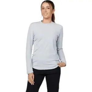 SOFIBELLA Long Sleeve Tennis Shirt - Stone