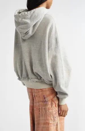 R13 Oversized Cinched Hem Hoodie