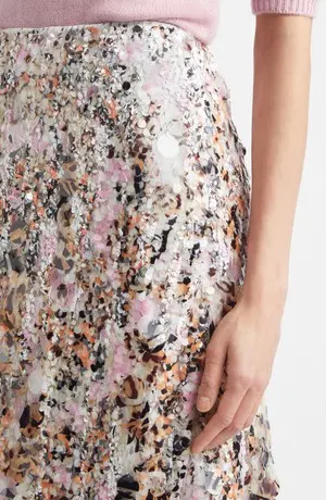 Marni Sequin Embellished Midi Skirt