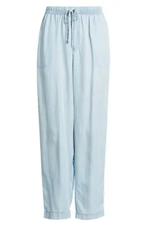 BEACHLUNCHLOUNGE Ronni Chambray Pants - Bleach Wash