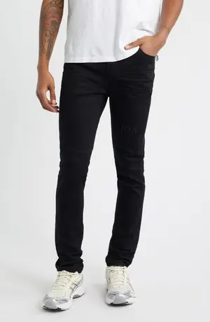 Rta Black Wash Jeans For Men