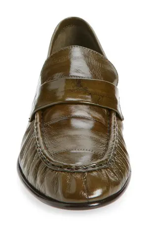 THE ROW Eelskin Leather Loafer