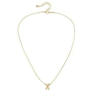 SUSAN CAPLAN 1990s Vintage Nina Ricci Necklace - Criss-cross