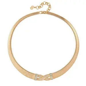 SUSAN CAPLAN 1980s Vintage Christian Dior Necklace - Crystal