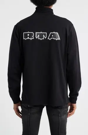 RtA Graphic Military Patch Turtleneck