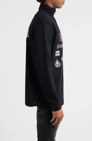 RtA Graphic Military Patch Turtleneck
