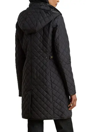 Ralph Lauren Diamond Quilted Longline Coat