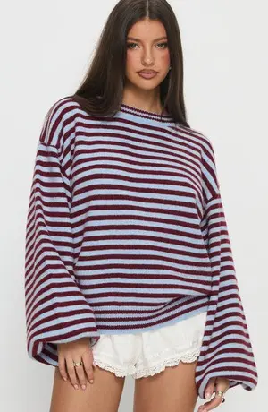 Princess Polly Striped Oversized Sweater