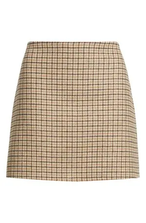 Madewell Double Face Wool Miniskirt