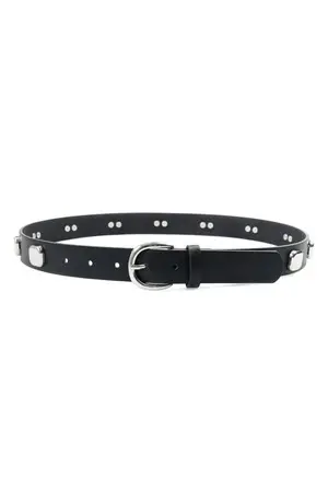 PETIT MOMENTS Studded Buckle Belt