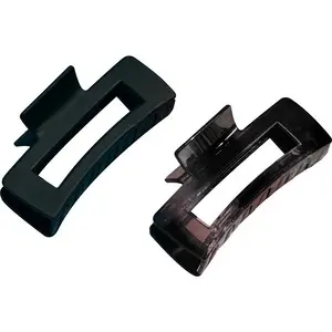 GIMME BEAUTY Rectangle Claw Clip Duo - Black