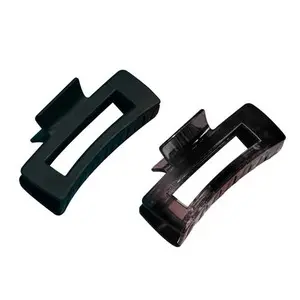GIMME BEAUTY Rectangle Claw Clip Duo - Black