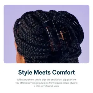 GIMME BEAUTY Rectangle Claw Clip Duo