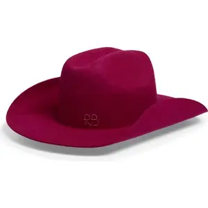Ruslan Baginskiy Monogram Embroidered Cowboy Hat - Pink