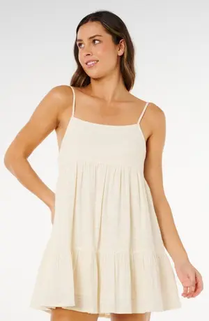 Rip Curl Classic Surf Tiered Cotton Sundress
