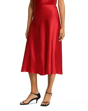 Women's Bias Cut Silk Skirts