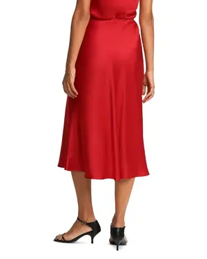 ARGENT Silk Bias Cut Skirt