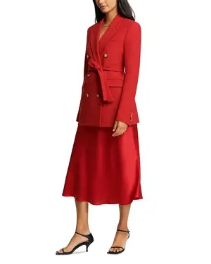 ARGENT Silk Bias Cut Skirt