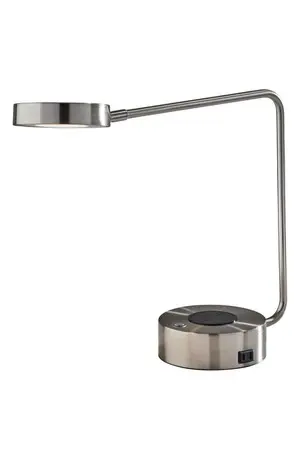 ADESSO Viper Supercharger Led Desk Lamp - Brushed Steel