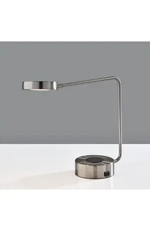 ADESSO Viper Supercharger Led Desk Lamp - Brushed Steel