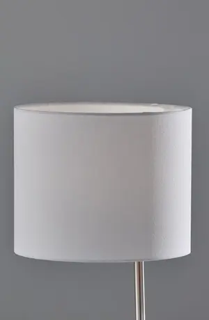 ADESSO Wyatt Supercharger Desk Lamp - Brushed Steel