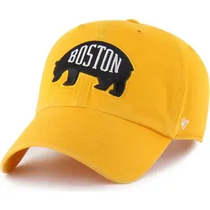 '47 Boston Bruins Core Logo Clean Up Adjustable Cap - Gold