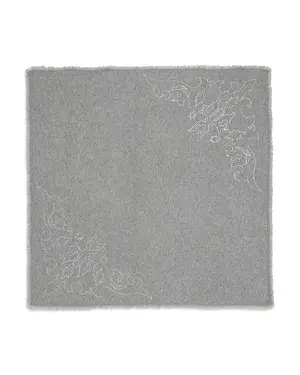 Zadig&Voltaire Stevie Strass Western Cashmere Scarf - Gris Chine