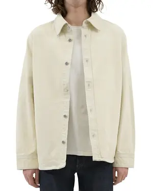 A.p.c. A. P.c Surchemise Long Sleeve Button Front Shirt - Mastic