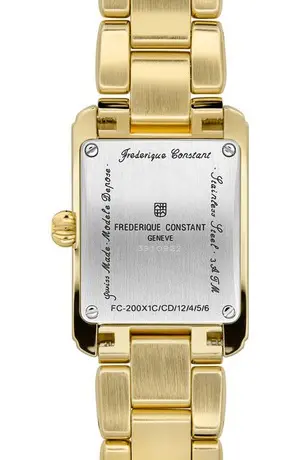 FREDERIQUE CONSTANT Carrée Diamond Dial Bracelet Watch