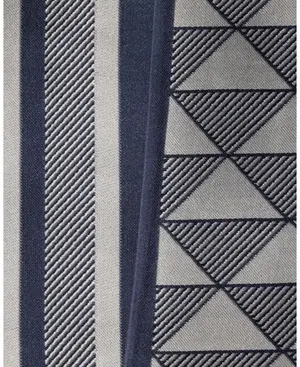 Prada Jacquard Silk Tie - Blue