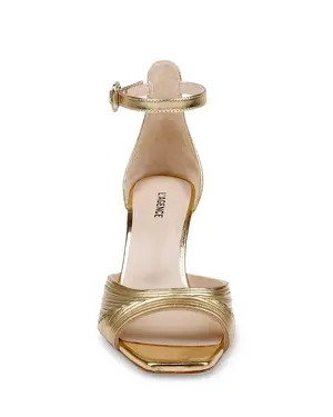 L'Agence Cici Metallic Leather Sandals
