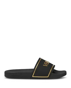 Versace Gold Slides