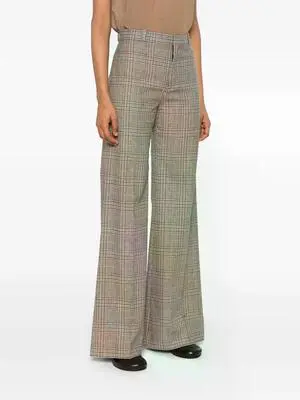 Chloé Prince Of Wales-check Trousers