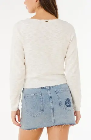 Rip Curl Pacific Tie-front Cardigan - Bone