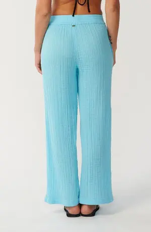 Rip Curl Cotton Pants - Sky Blue
